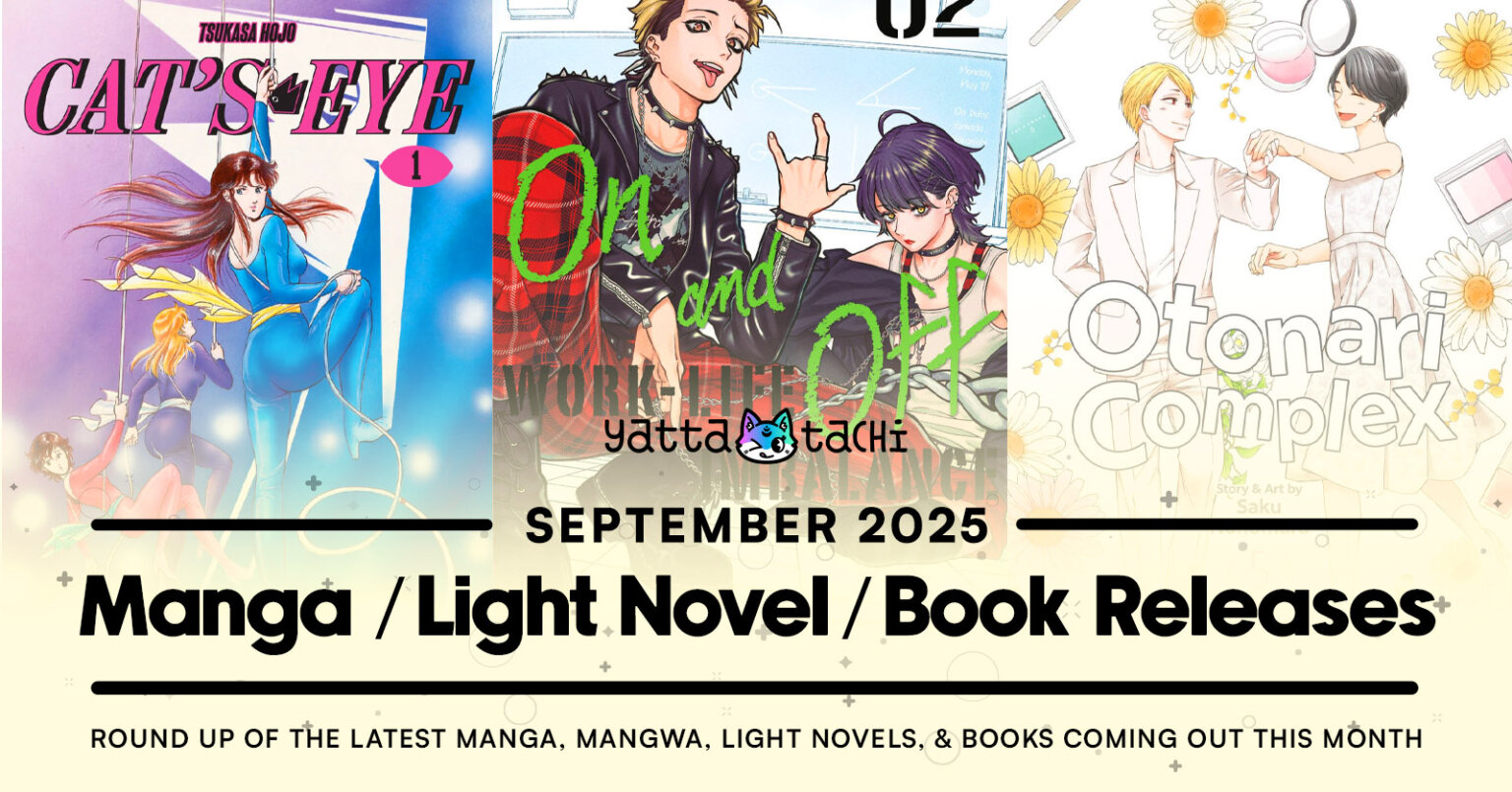 September 2025 Manga / Light Novel / Book Releases | Yatta-Tachi